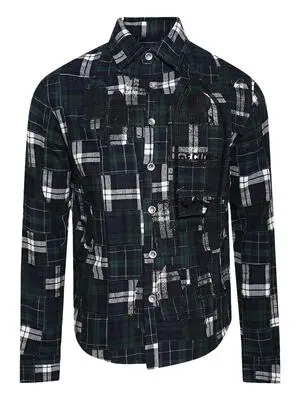 WHO DECIDES WAR Patched Arch Flannel - Multicolor