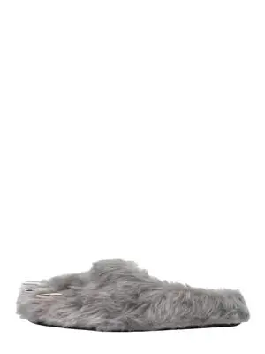 BRAVEST STUDIOS Bravest Studios Bear-Claw Faux Fur Mules Grey