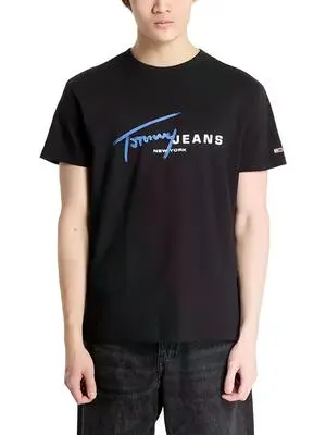 Tommy Hilfiger Signature Dna T-shirt - Black