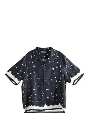 Givenchy Bowling Shirt - White Blue