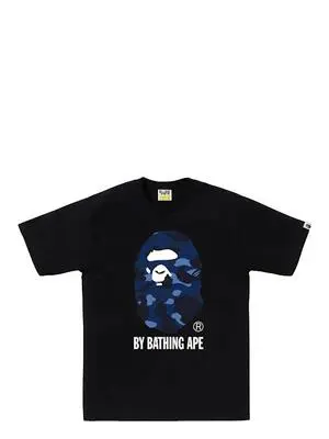 A BATHING APE Camo By Bathing Ape Tee Shirt Black/navy Blue