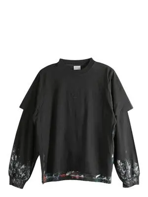 Balenciaga Double T-shirt - Black