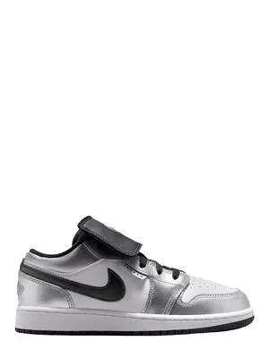 JORDAN Jordan 1 Low SE Tiempo Sneakers White/metallic Silver