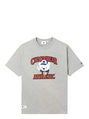 CHOCOOLATE Bear-print T-shirt - Grey