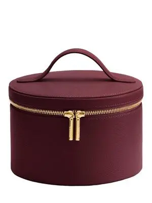 Cuyana Cuyana Leather Wellness Case Cherry