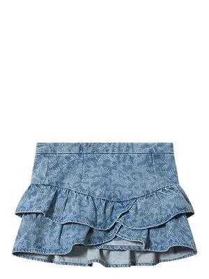 MARANT ETOILE Leyje Mini Skirt - Blue