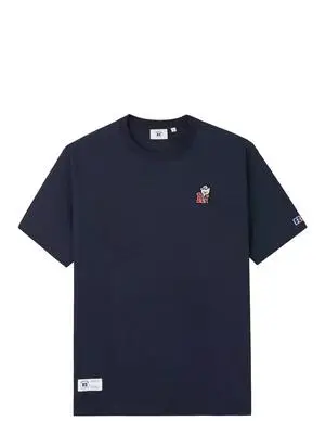 CHOCOOLATE Bear-appliqué T-shirt - Blue