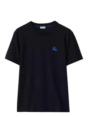 Burberry Equestrian Knight-embroidered T-shirt - Black