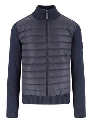 Canada Goose Padded "hybridge" Cardigan - Blue