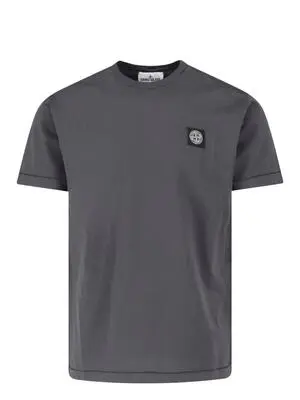 Stone Island T-shirt Logo "compass - Gray