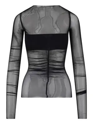 Rick Owens Temple Bandeau Top - Black
