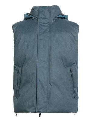 Herno Sleeveless Puffer Vest With Hood - Deep Teal