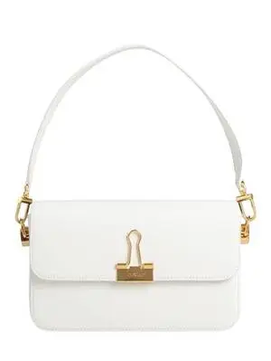 OFF-WHITE™ OFF-WHITE™ Leather Flap Bag