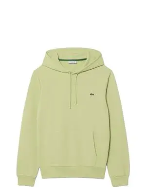 Lacoste Cotton Fleece Pullover Hoodie - Birch