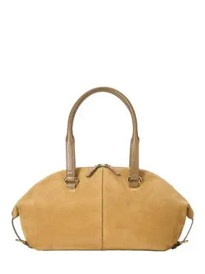 Staud Hester Suede Shoulder Bag - Hazel