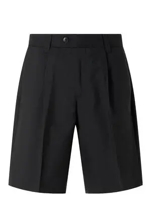 MFPEN Wide-leg Wool Shorts - Black