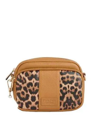 POM POM LONDON Pom Pom London Original Crossbody Bag Maple Leopard