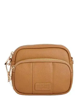 POM POM LONDON Original Mini Cross Body Bag - Maple