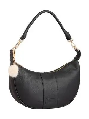 POM POM LONDON Sutton Sling Crossbody Bag - Black