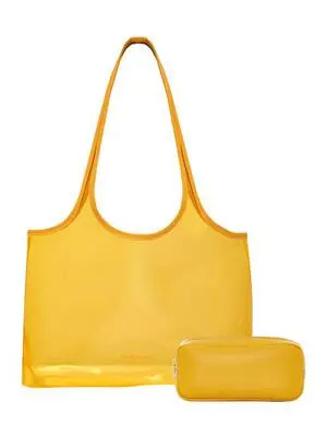 THIRTY YEARS Clear Pvc Tote - Honey