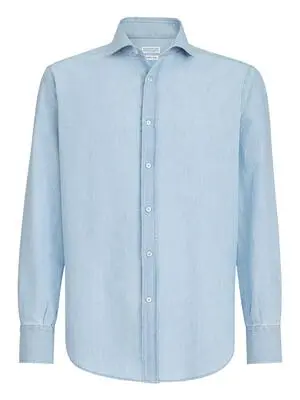 Brunello Cucinelli Denim Shirt - Blue