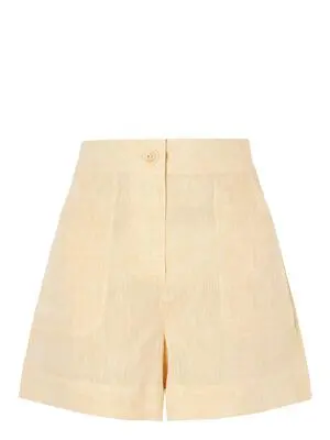 ERES Enjouée Linen Shorts Yellow