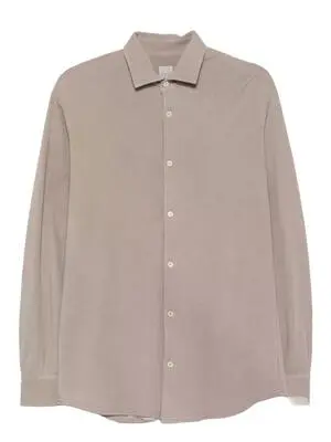 Fedeli Long-sleeve Shirt - Neutrals