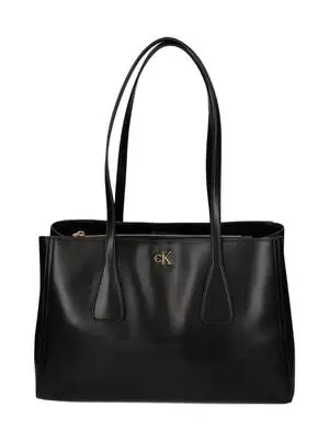Calvin Klein Logo-detail Shoulder Bag - Black
