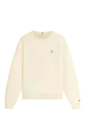 Tommy Hilfiger Embroidered-logo Sweater - Neutrals