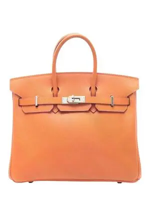 Hermès 2007 Epsom Birkin Retourne 25 Handbag - Orange