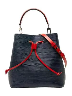 LOUIS VUITTON Louis Vuitton 2019 Epi NeoNoe MM Bucket Bag Blue