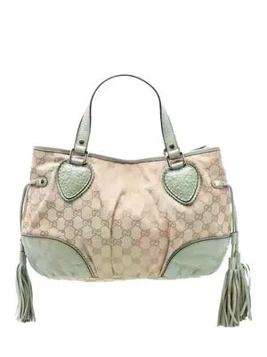 Gucci Small Gg Canvas Tribeca Tote Bag - Green