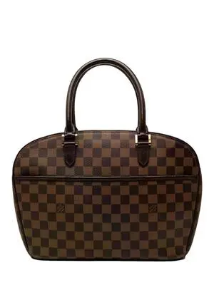 LOUIS VUITTON Damier Ebene Sarria Horizontal Handbag - Brown