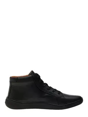 SKINNERS Moonwalker High-top Leather Sneakers - Black