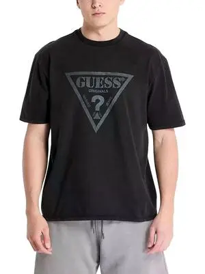 Guess Logo-print T-shirt - Black