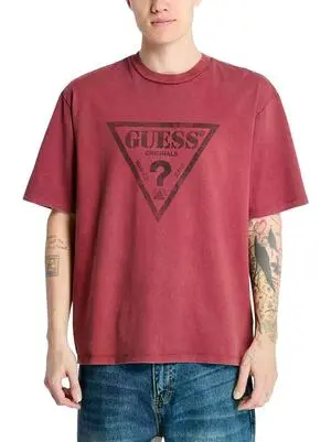 Guess Logo-print T-shirt - Red