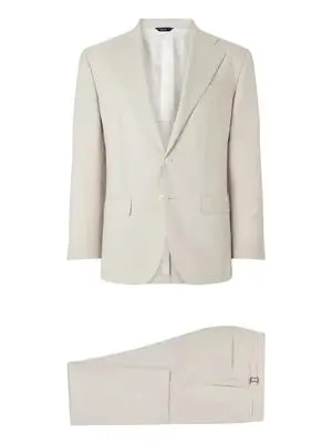 Thom Sweeney Wool Suit - Neutrals