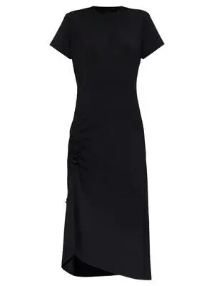 ALLSAINTS Crew-neck Midi Dress - Black