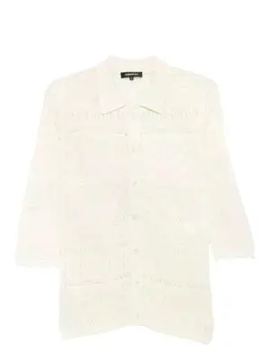 BARBARA BUI Barbara Bui Pointelle-Knit Shirt