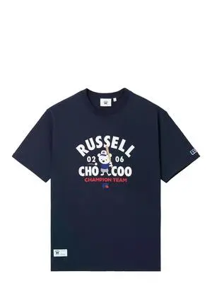 CHOCOOLATE Bear-print T-shirt - Blue