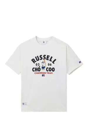 CHOCOOLATE Bear-print T-shirt - White