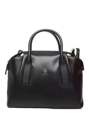 Tommy Hilfiger Logo-plaque Tote Bag - Black