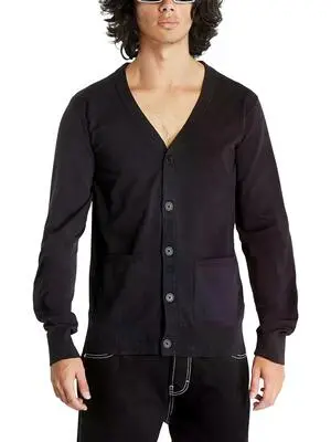 URBAN CLASSICS V-neck Patch-pocket Cardigan - Silver