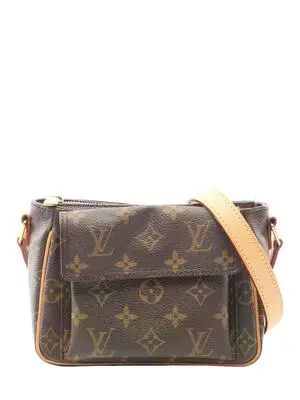 LOUIS VUITTON 2005 Monogram Viva Cite PM Crossbody Bag Brown