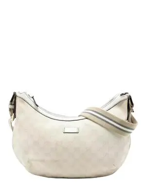 Gucci Gg Canvas Web Crossbody Bag - Neutrals