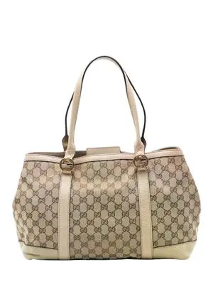 Gucci Gg Canvas Miss Gg Tote - Neutrals
