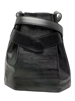 LOUIS VUITTON 1995 Epi Sac D Epaule Pm Bucket Bag - Black