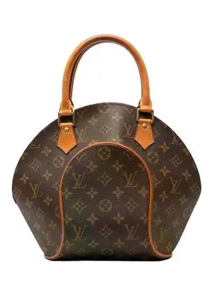 LOUIS VUITTON 1998 Monogram Ellipse Pm Handbag - Brown