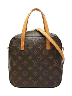 LOUIS VUITTON 2004 Monogram Spontini Satchel - Brown