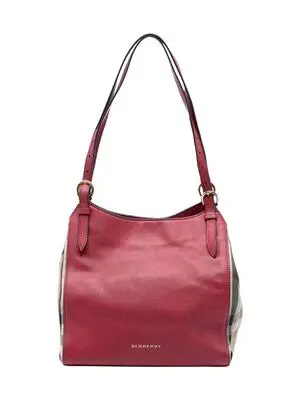 Burberry 2000-2017 Small Canterbury Tote Bag - Red